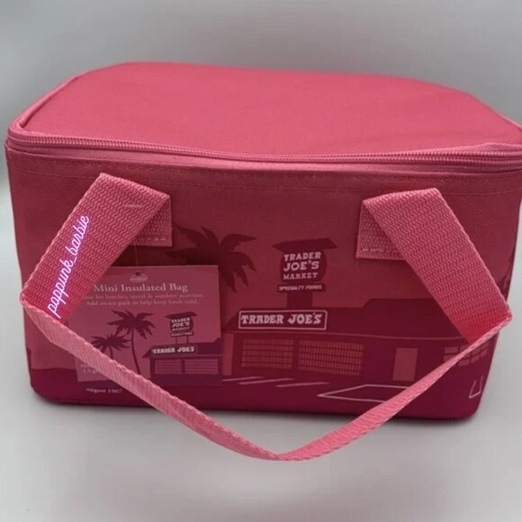 Trader Joe'S | Bags | Trader Joes Mini Insulated Cooler Tote Lunch Box ...